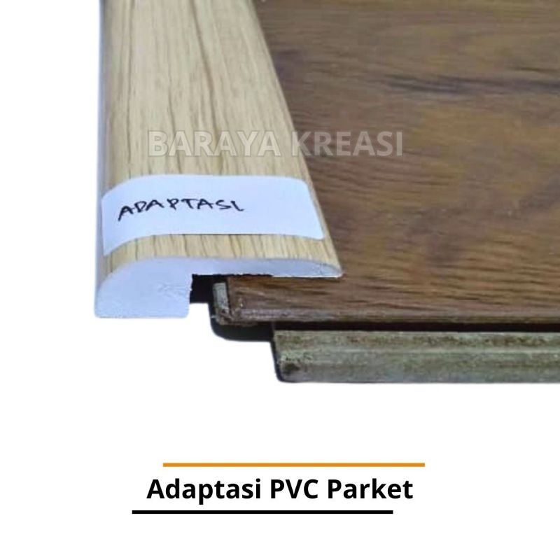 Jual LIST ADAPTASI PVC LANTAI VINYL/SPC/PARKET 2.44CM - ADAPTASI SPC DEKORASI LANTAI DAN DINDING ...