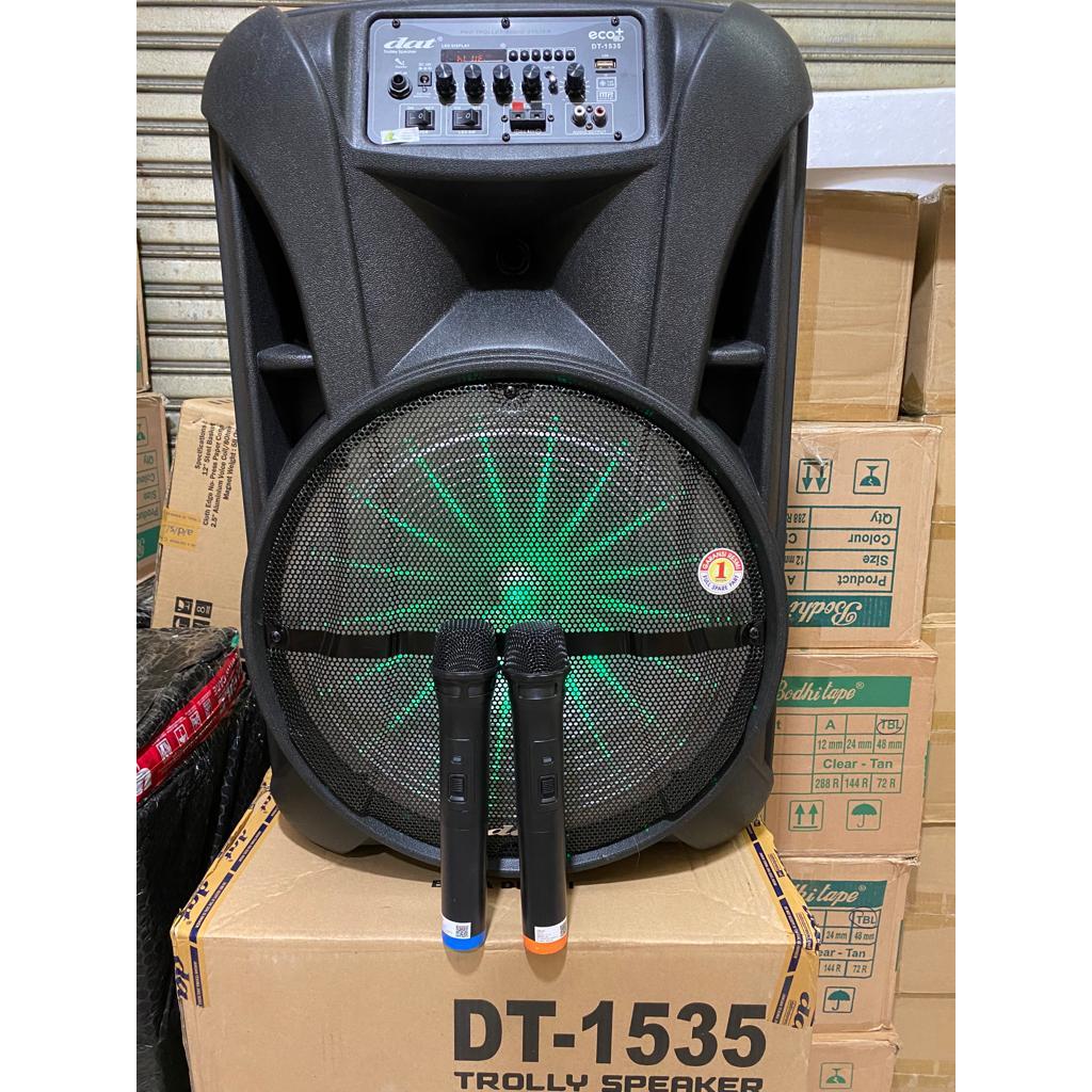 Jual Speaker Trolley Dat Dt 1535 Eco Led Party Speaker Dat 15inch