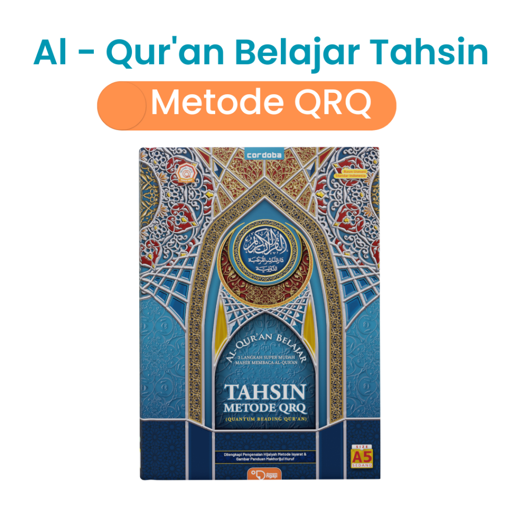 Jual Al Quran Belajar Tahsin Super Mudah Metode QRQ Quantum Reading Quran Ukuran A4 | Shopee ...