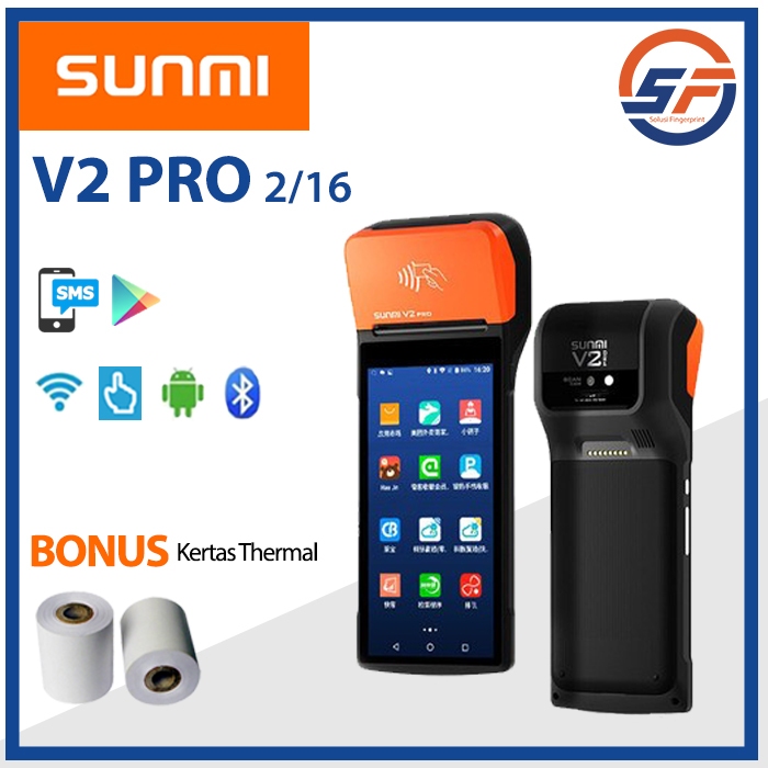 Jual SUNMI V2 PRO Termurah Printer Bluetooth Gobiz GrabMerchant PPOB Online | Shopee Indonesia