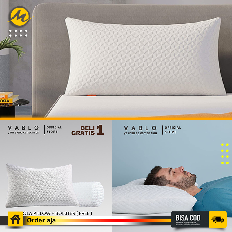 Jual Vablo Viola bantal gratis guling micro memory foam - buy 1 get 1 ...