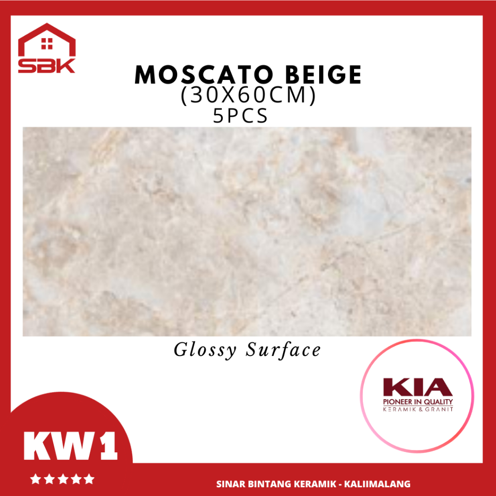 Jual Keramik Dinding 30x60 Rectified Moscato Beige | Shopee Indonesia