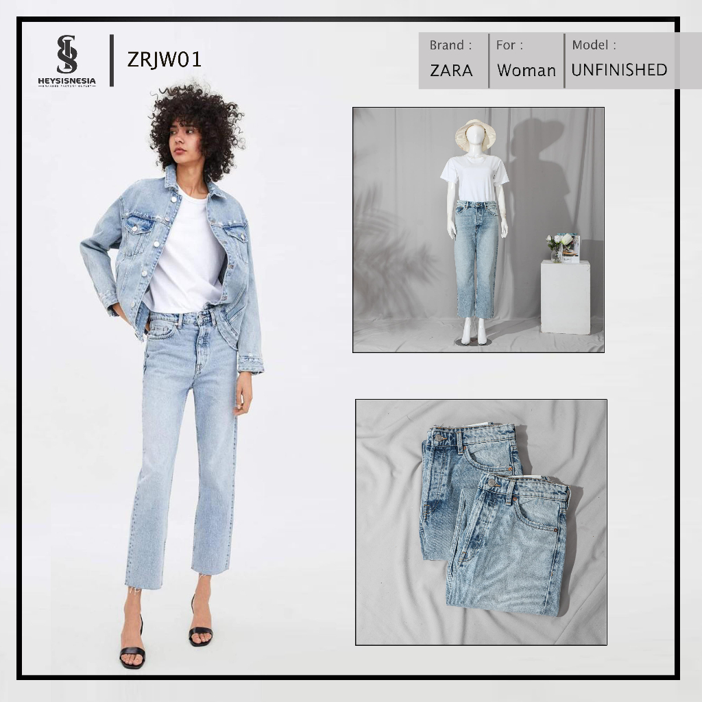 Jual HEYSISNESIA | Z*RA JEANS FOR WOMAN | JEANS HIGHWAIST | JEANS ...