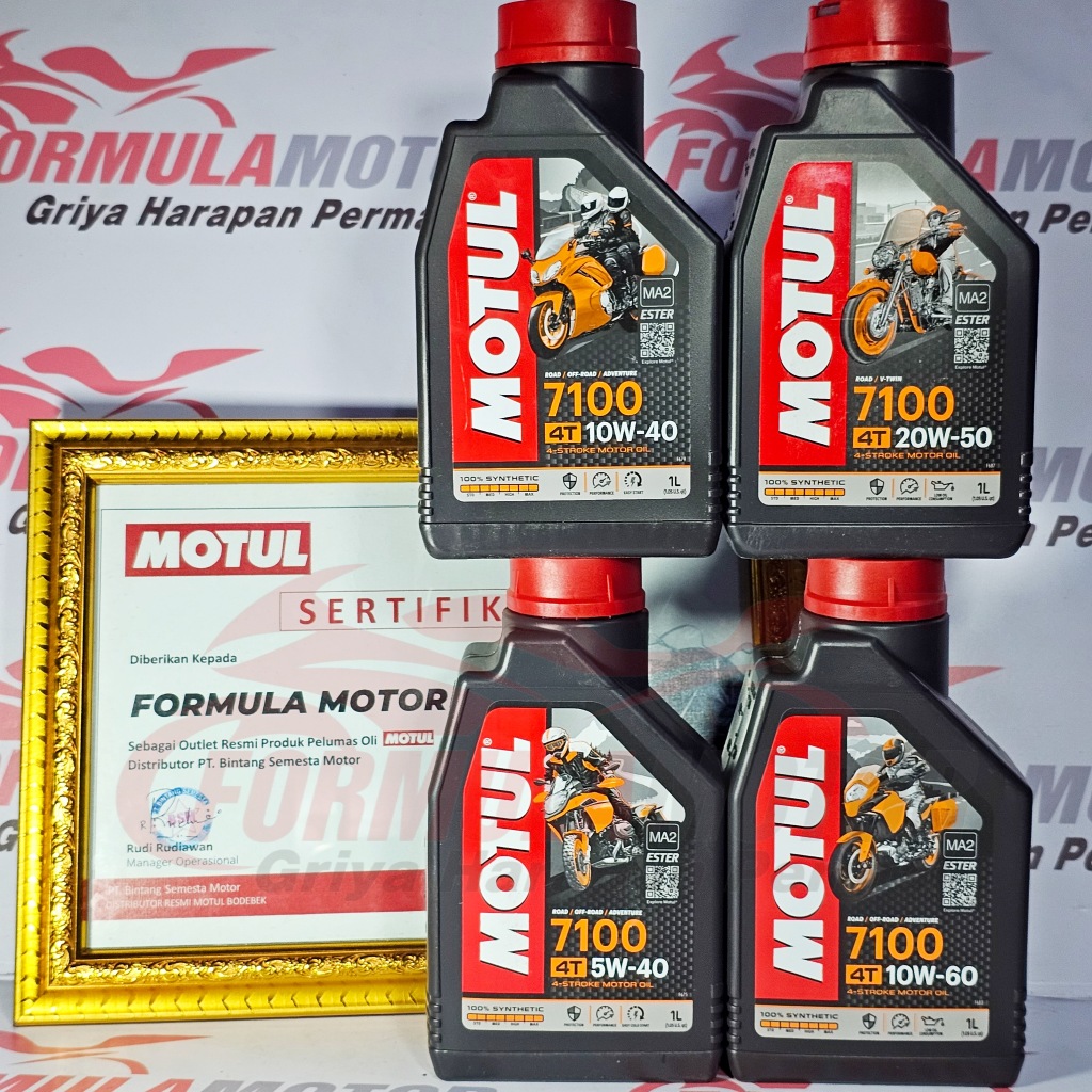Jual Oli Motul 7100 4T All Series (Full Synthetic + Ester) Oli Mesin ...