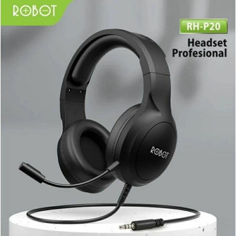 Jual ROBOT HEADSET RH-P20 WITH MIC | Shopee Indonesia