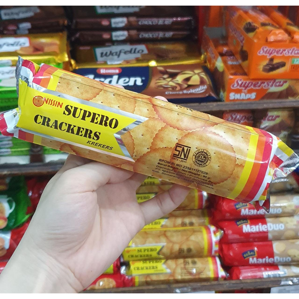 Jual BISKUIT KREKERS NISSIN SUPERO CRACKERS 90g | Shopee Indonesia