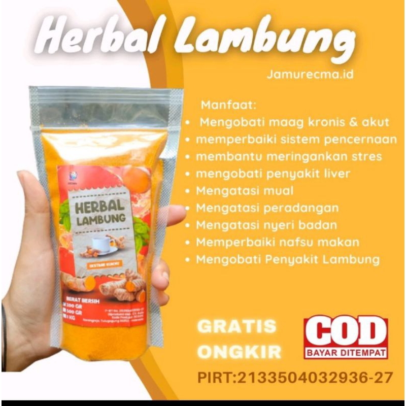 Jual HERBAL LAMBUNG, GERD, ASAM LAMBUNG MAGH KRONIS &AKUT 200gr,500gr ...