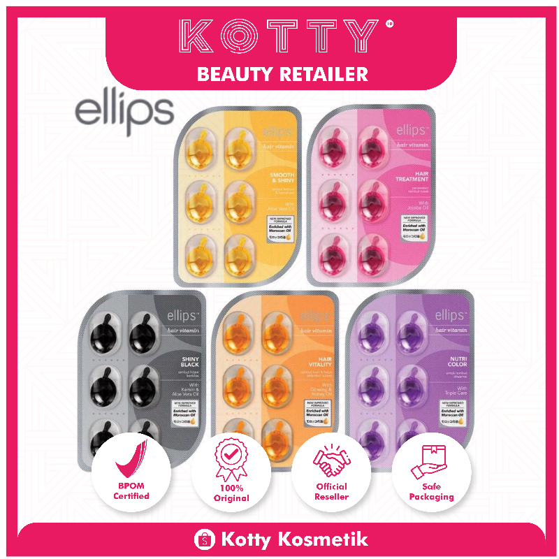 Jual Ellips Hair Vitamin isi 6 kapsul | Shopee Indonesia