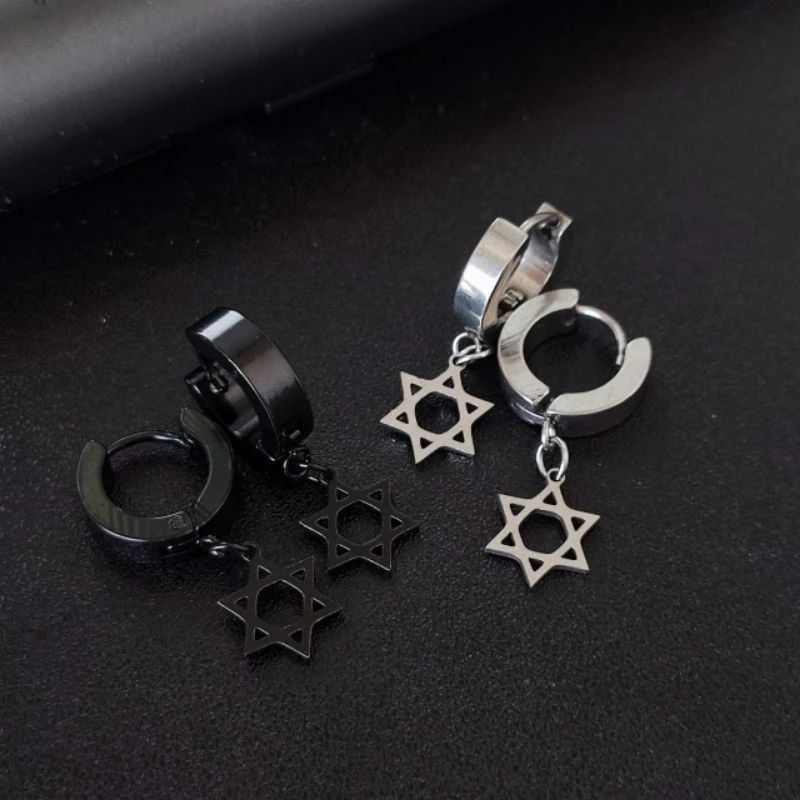 Jual Anting Tindik Titanium anti karat pria dan wanita | Shopee Indonesia