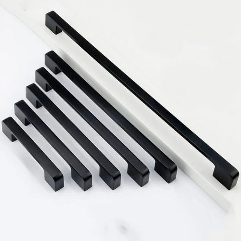 Jual Tarikan Black Hitam Kayu Gagang Handle Laci Pintu Lemari Minimalis ...