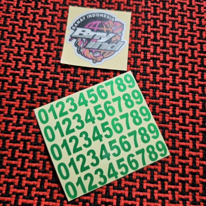 Jual Stiker Sticker Angka Cutting | Shopee Indonesia
