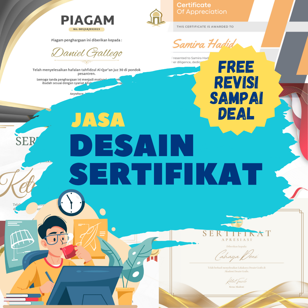 Jual JASA DESAIN SERTIF/PIAGAM MURAH | Shopee Indonesia