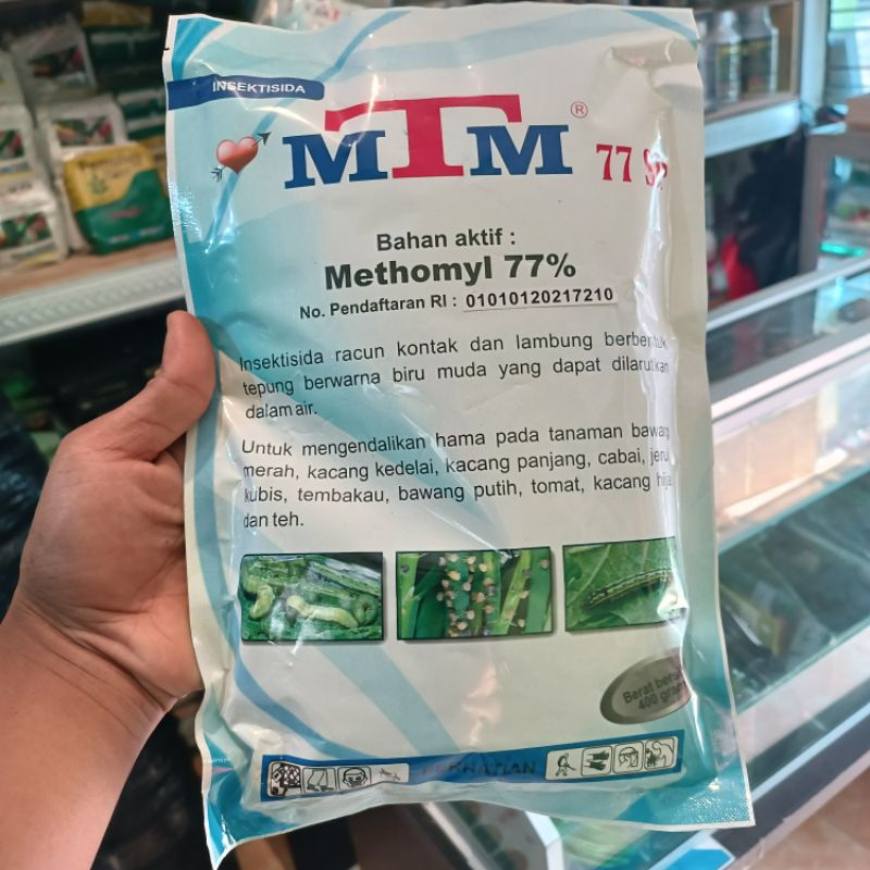 Jual Insektisida MTM 400 GRQM ORIGINAL lannate / metindo / metomil ...
