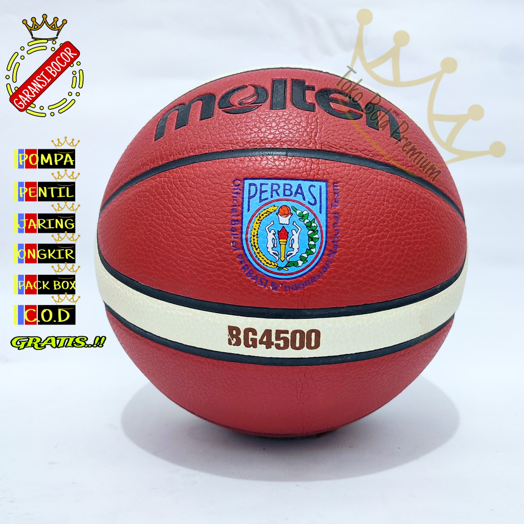 Jual MOLTEN Bola Basket BG4500 GG7X Size 7 Grade Original Training Match | Shopee Indonesia