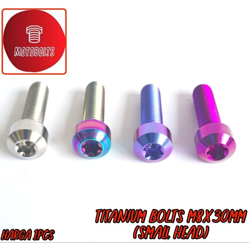 Jual Baut Titanium Original M8 x 30mm Drat 12 | Shopee Indonesia