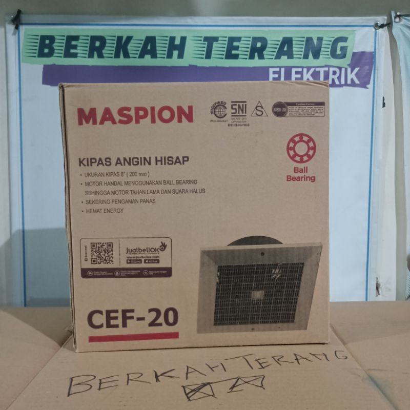 Jual Kipas Angin Hisap Maspion / Exhaust Fan Maspion 8inch 10inch ...