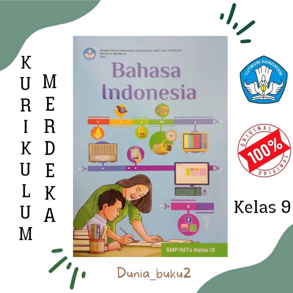 Jual BUKU SISWA BAHASA INDONESIA KURIKULUM PENGGERAK-MERDEKA KELAS 9 SMP | Shopee Indonesia