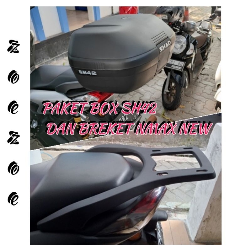 Jual PAKET BOX SHAD SH42 PLUS BREKET BOX NMAX NEW 2020-2023 / NMAX OLD ...