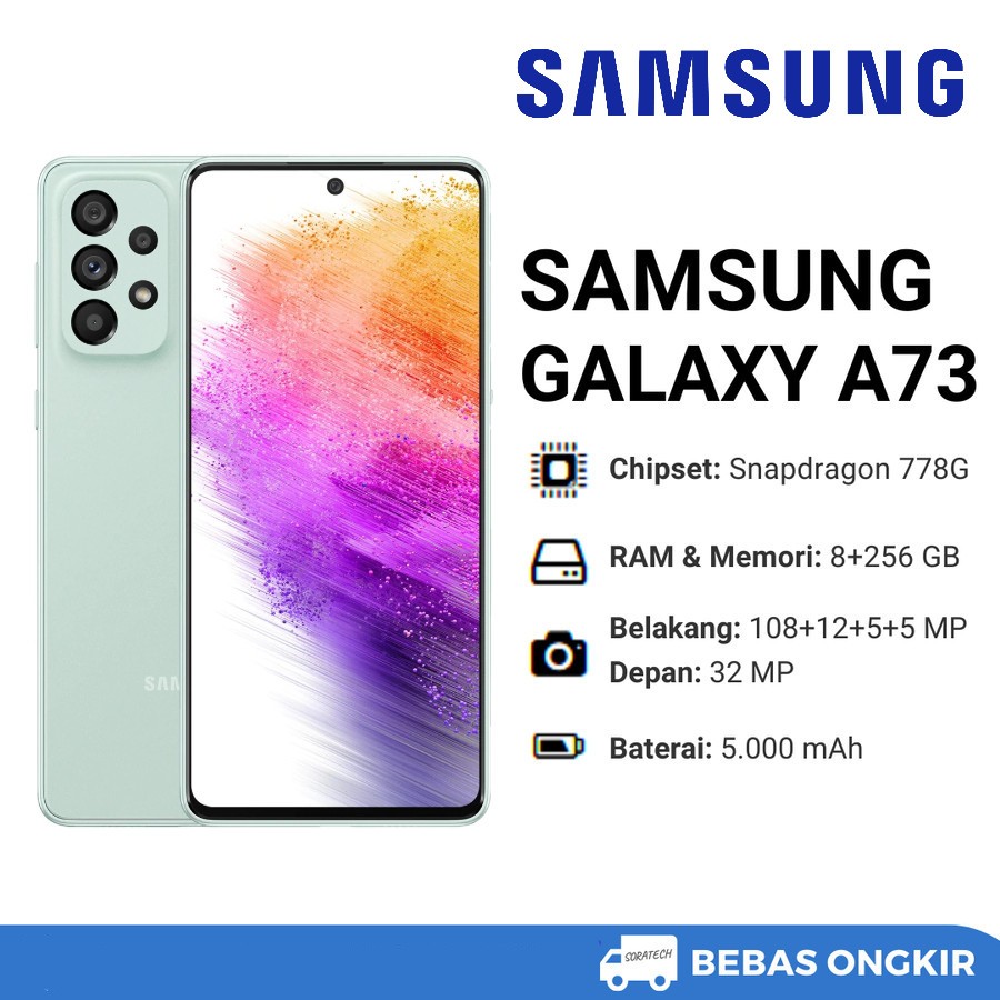 Jual Samsung Galaxy A73 5G RAM 8 ROM 256GB ~ BERGARANSI | Shopee Indonesia
