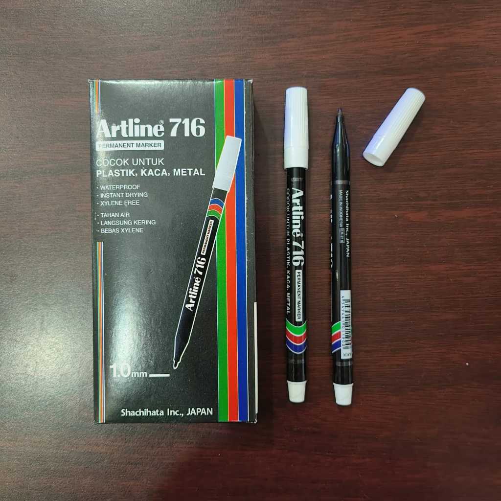 Jual SPIDOL ARTLINE PERMANENT MARKER EK-716 - Hitam | Shopee Indonesia