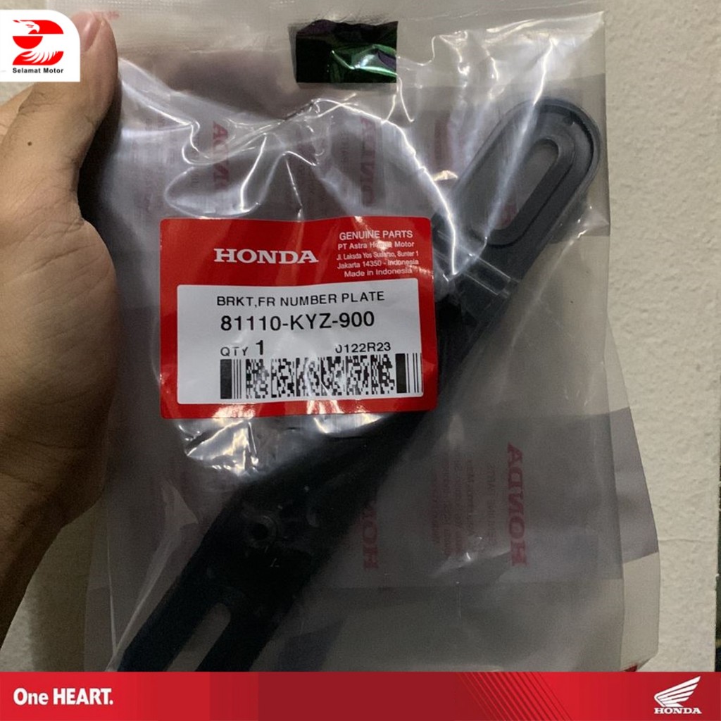 Jual Bracket FR Number Plate – Blade, Supra X 125 FI, Supra GTR 150 ...