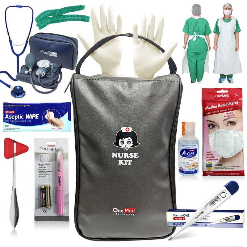 Jual nursing kit tas perawat onemed set | Shopee Indonesia