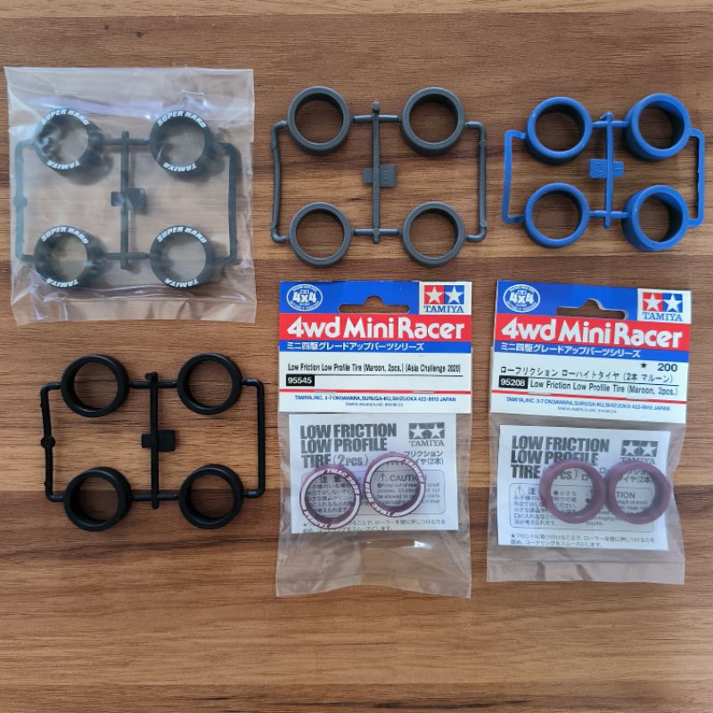 Jual Tamiya Ban / Tire Original Hard - Super Hard - Maroon Ori | Shopee ...