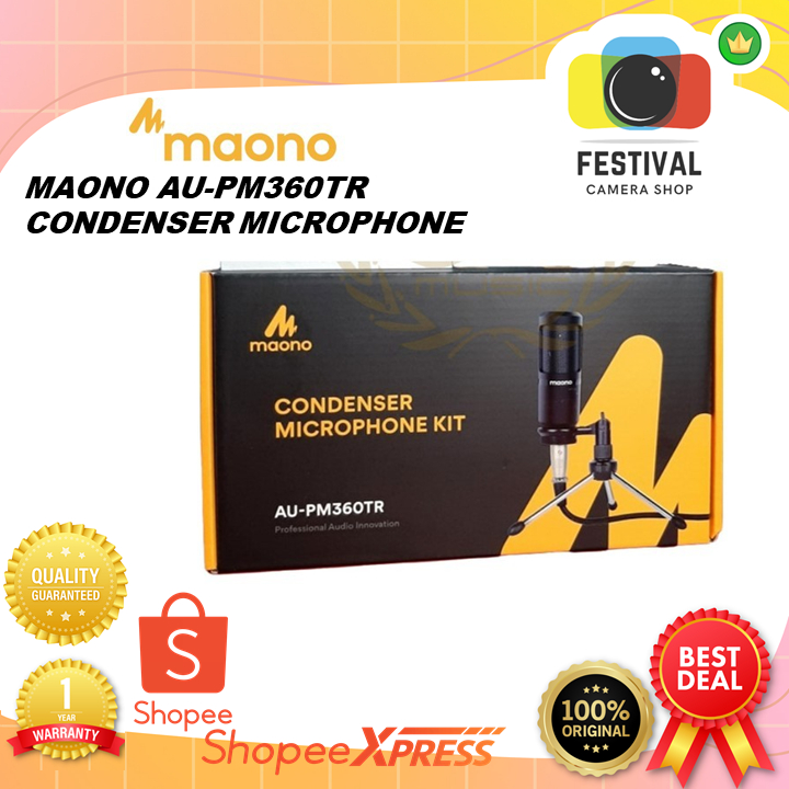 Jual MAONO AU-PM360TR CONDENSER MICROPHONE | Shopee Indonesia