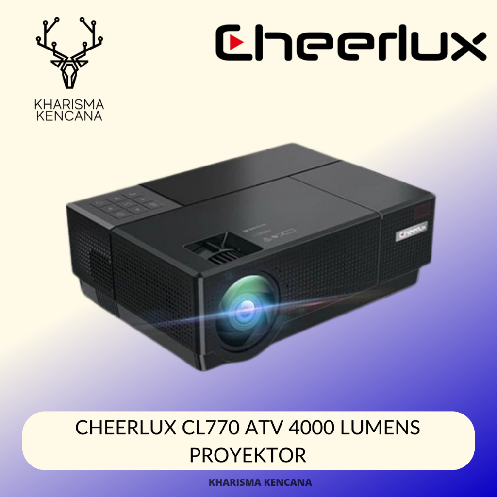 Jual CHEERLUX CL770 ATV 4000 LUMENS PROYEKTOR | Shopee Indonesia