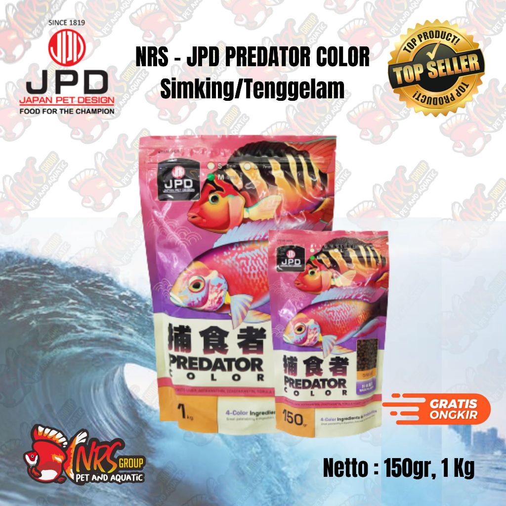 Jual NRS | JPD Predator Color 150 Gr - Pakan Predator Untuk ...