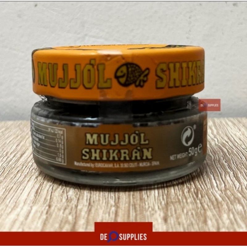 Jual Mujjol Shikran Caviar Black Eurocaviar 50gr - Telur Ikan Herring ...