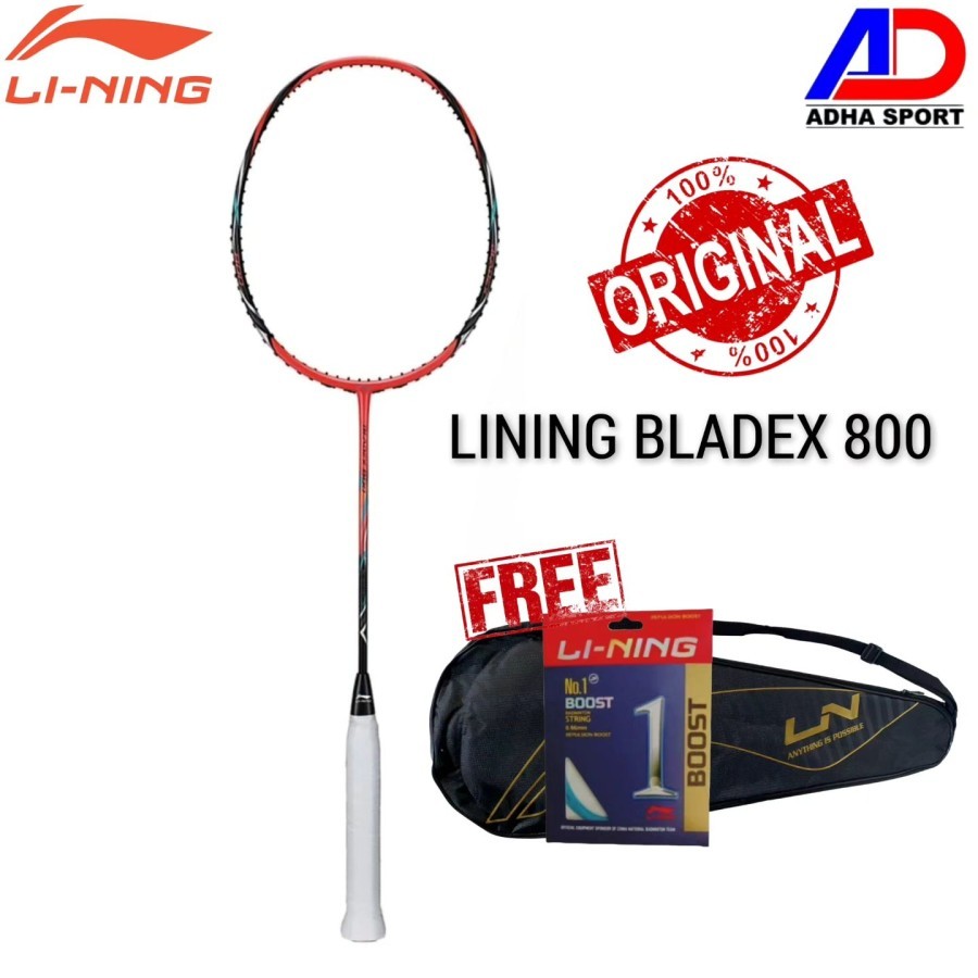 Jual Raket Badminton Lining BladeX 800 3U / 4U Original Bulutangkis ...