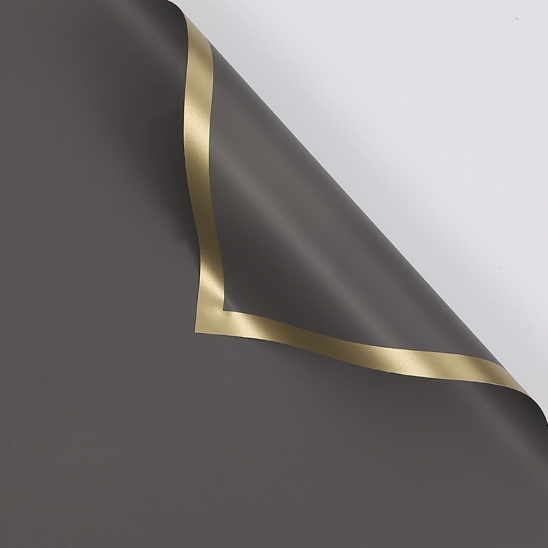 Jual (Pack)Cello Solid Gold Frame Kertas Buket isi 20 lembar | Shopee ...