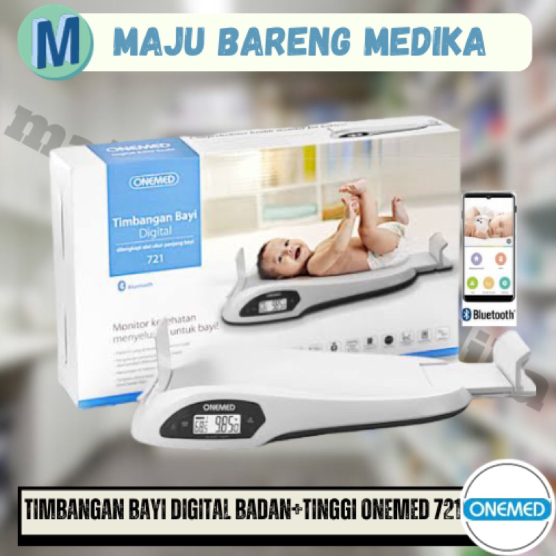 Jual Timbangan Bayi Digital Onemed Type 721 + Bluetooth ORIGINAL | Shopee Indonesia
