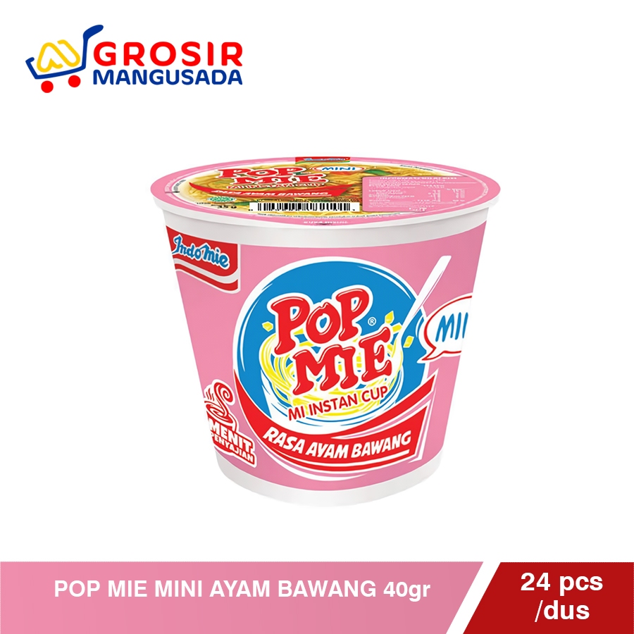 Jual POP MIE Mini Rasa Ayam Bawang 40 gr Harga Grosir Super Hemat 12pcs ...