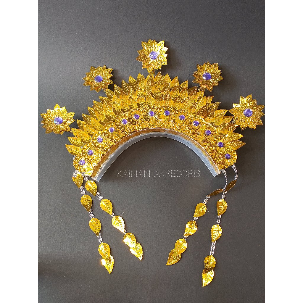 Jual (TOP) Mahkota Sunting Bunga Bali / Mahkota adat tarian pentas seni ...