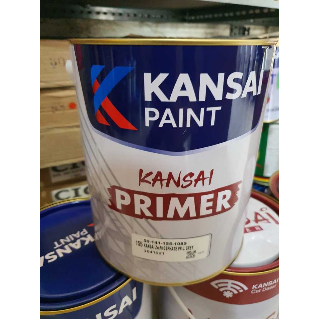 Jual KANSAI MENI 155 PRIMER ABU GREY 5 KG 5KG GALON GLN CAT DASAR BESI ...