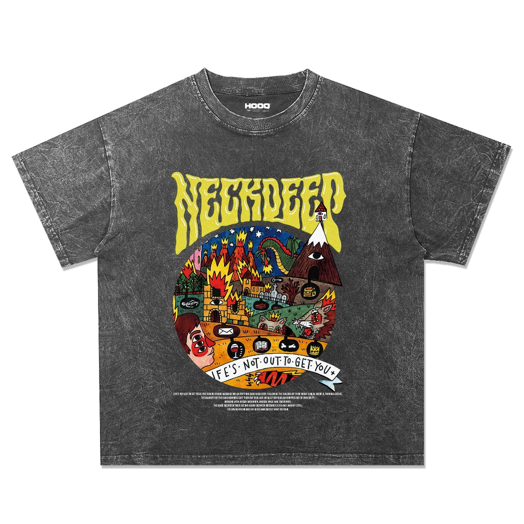 Jual KAOS WASHING OVERSIZE "NECK DEEP" | KAOS WASHED | KAOS VINTAGE ...