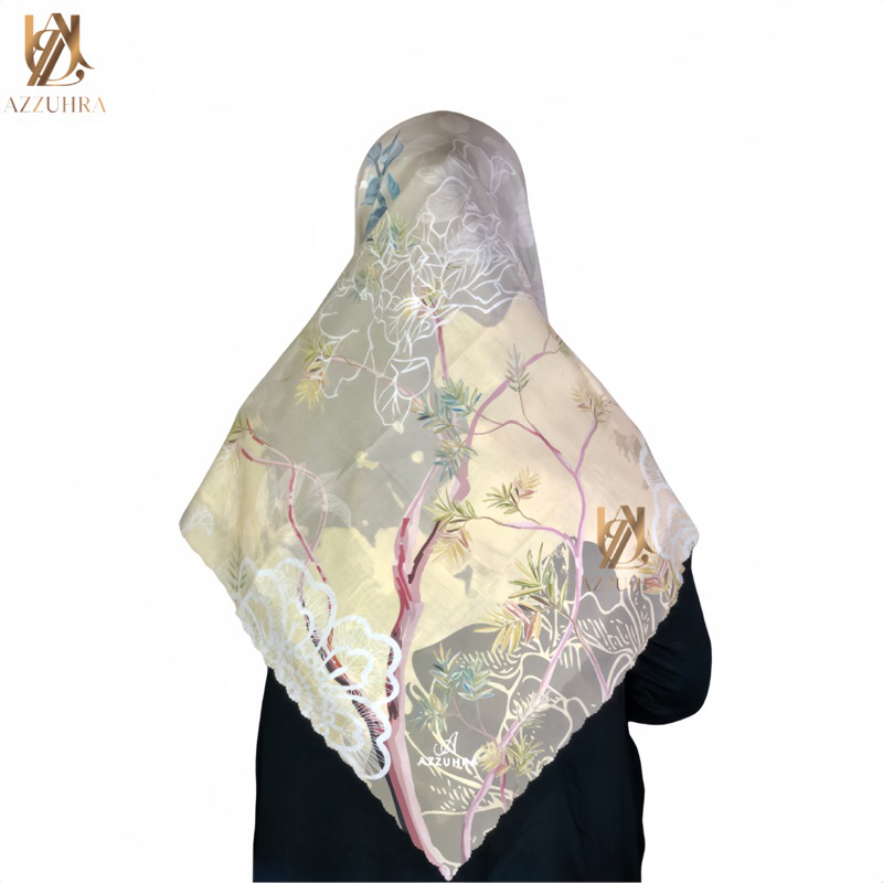 Jual Azzuhra Hijab Motif - ( Jilbab Scarf Segi Empat Motif ) | Shopee ...