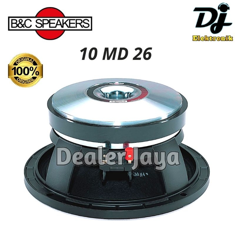 Jual Speaker Komponen B&C 10 MD 26 / 10MD26 - 10 inch (ORIGINAL ITALY) | Shopee Indonesia