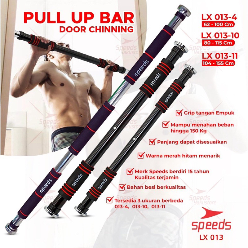 Jual Speeds Lx 013-4 Chinning Bar Alat Tiang Stik Pull Up Dada Gym ...