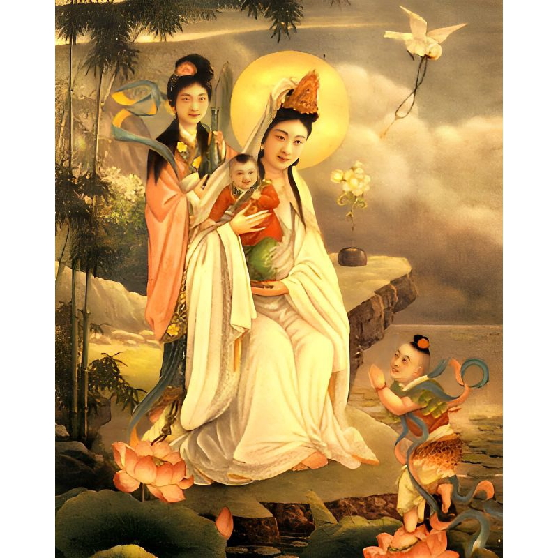 Jual Poster Cetak, DEWI KWAN IM, ukuran 35x46cm/Hiasan Dinding/Lukisan ...