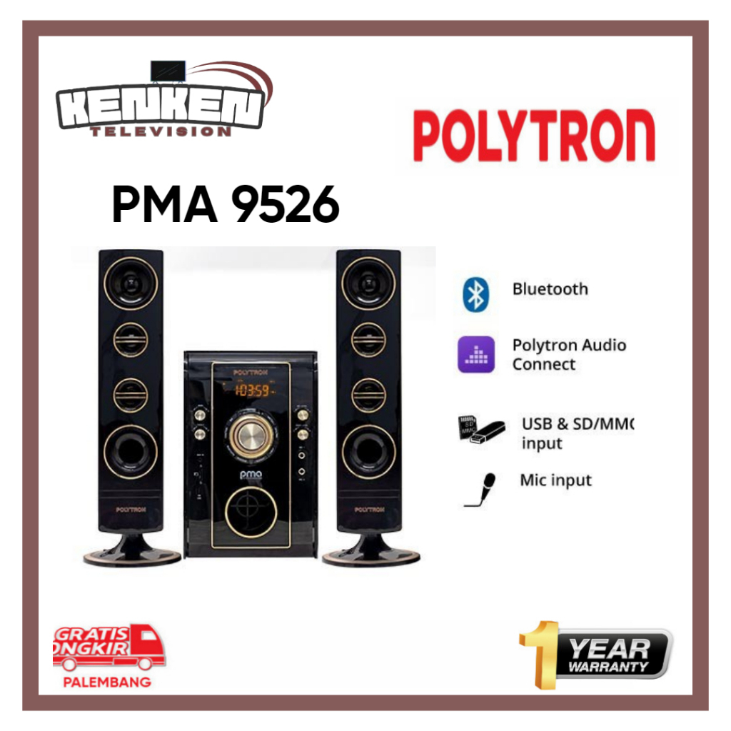 Jual SPEAKER AKTIF POLYTRON PMA 9526 / PMA-9506 | Shopee Indonesia
