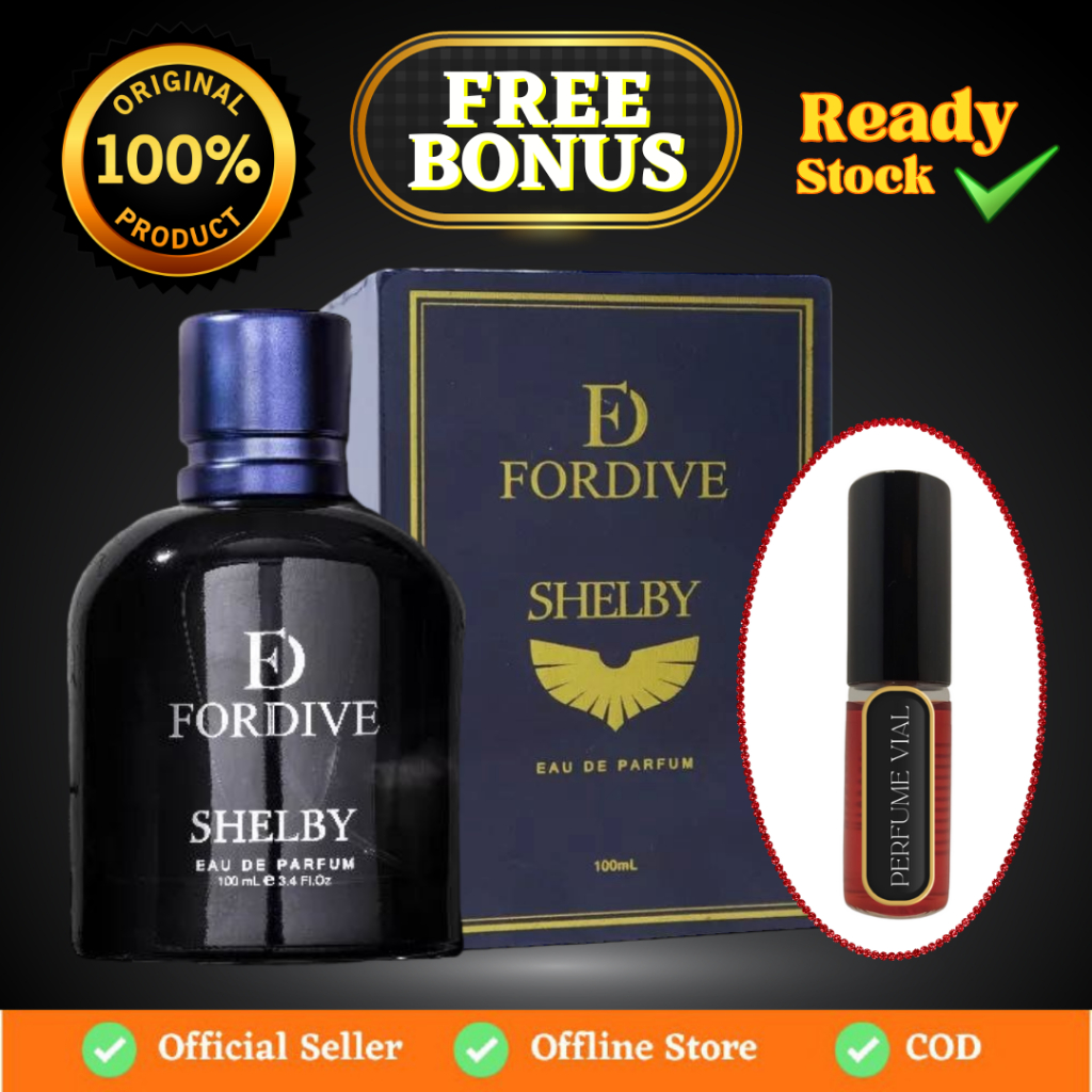 Jual Fordive Shelby Eau De Parfum 100 ml - Parfum Pria Original ...