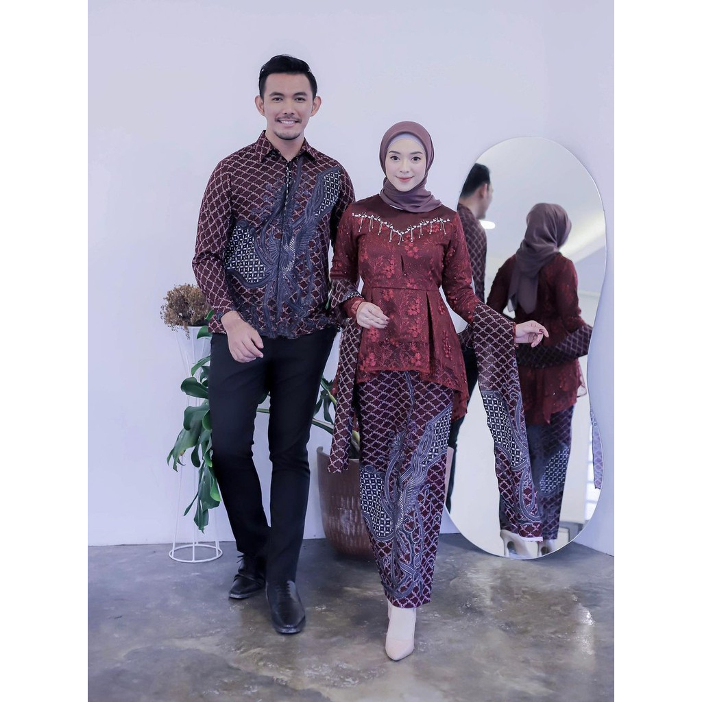 Jual [PROMO] COUPLE BRUKAT SARIMBIT BRUKAT COUPLE KEBAYA WISUDA LAMARAN ...