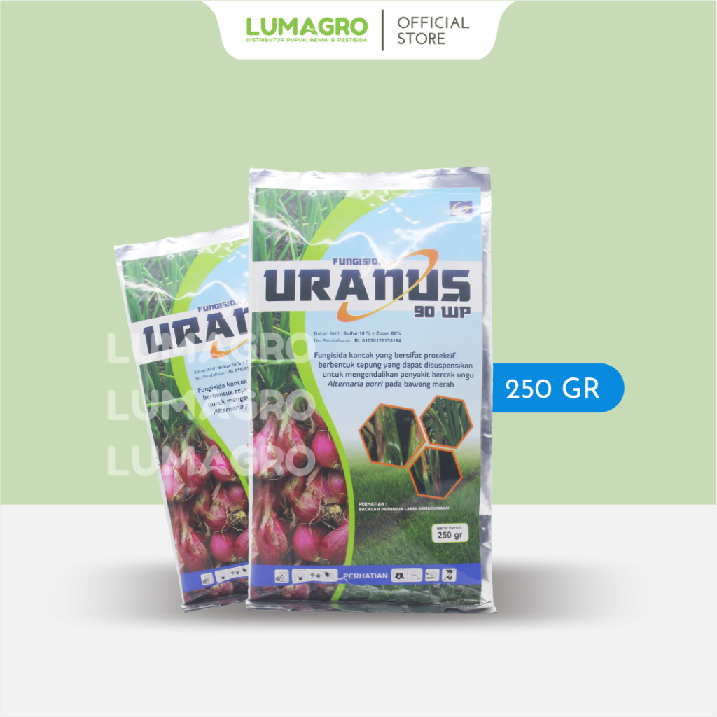 Jual Fungisida Uranus 90WP 250gr Sulfur Ziram Pembasmi Antraknosa ...