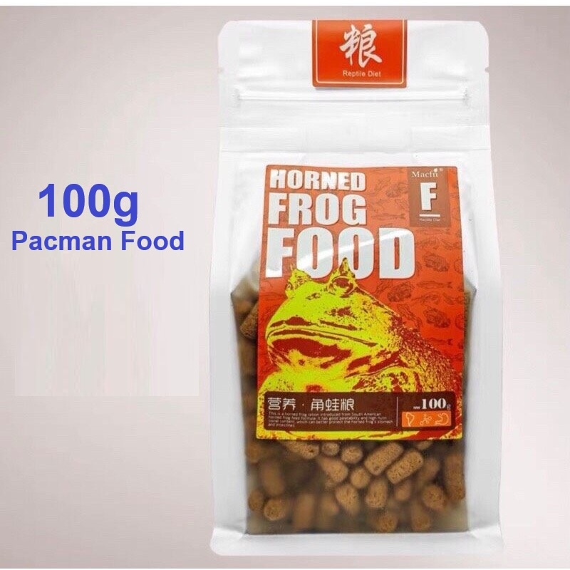 Jual TERMURAH 100gr MACFN Horned Frog Pacman Frog Food Makanan Kodok ...