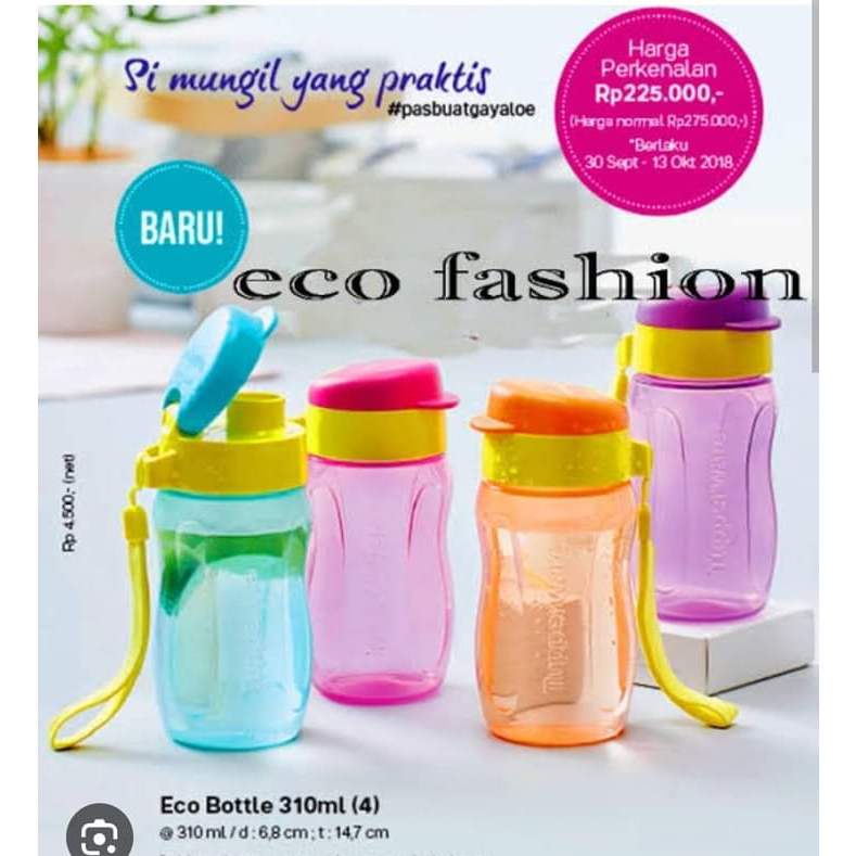 Jual Eco fashion 310ml flip botol tupperware 1pcs | Shopee Indonesia