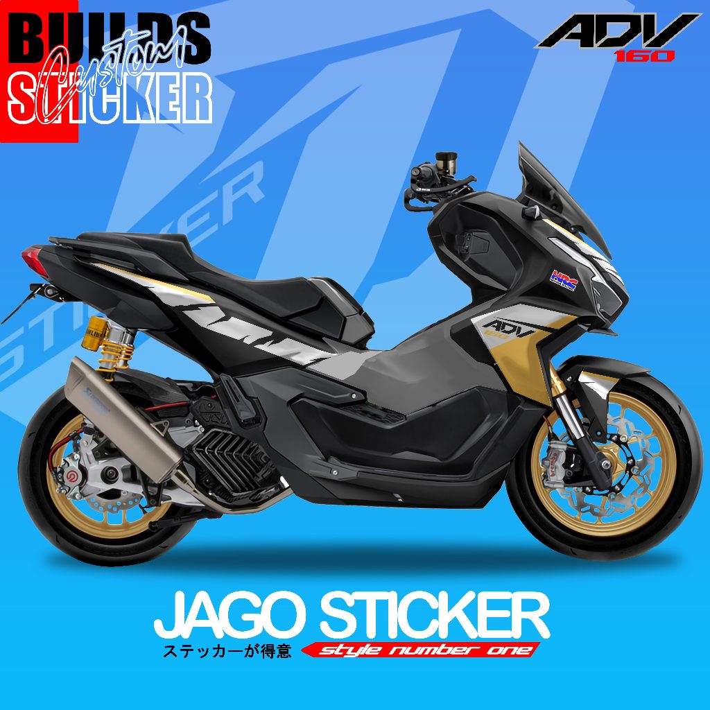 Jual STRIPING ADV 160- STICKER STRIPING HOLOGRAM HONDA ADV 160 01 ...