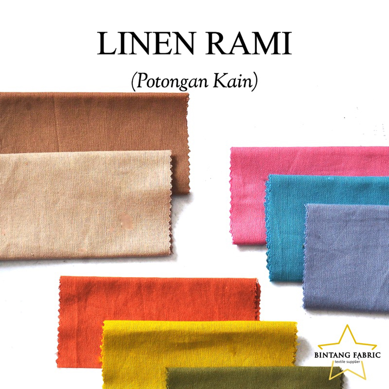 Jual Sisa Potongan Kain Linen Rami grade A | Shopee Indonesia